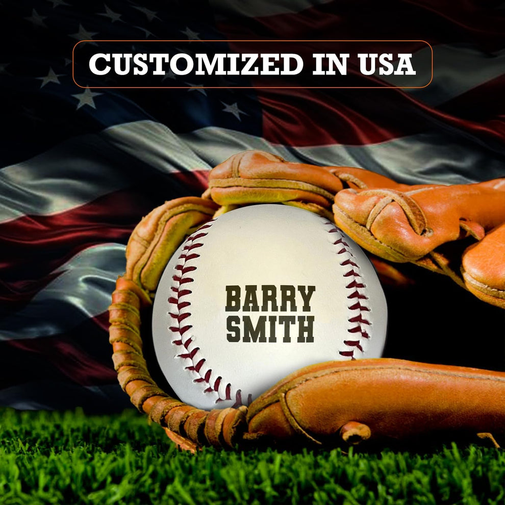 Customized Personalized Baseball, Gift or Display Baseball – Sports Customs