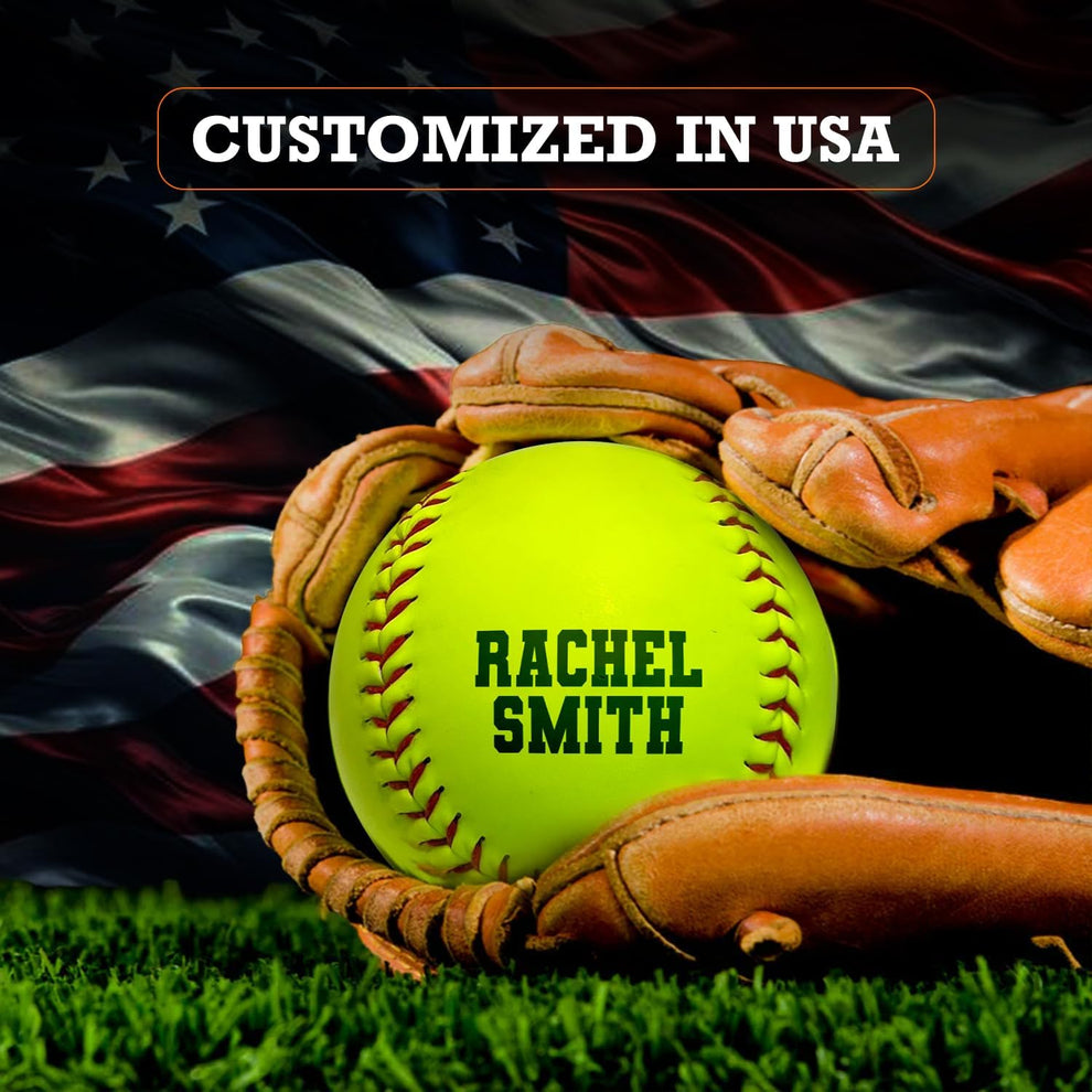 Customized Softball, Great Personalized Softball Gift – Sports Customs
