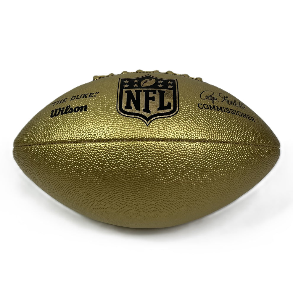 Customized Wilson NFL Gold Duke Replica Football Official Size – Sports ...