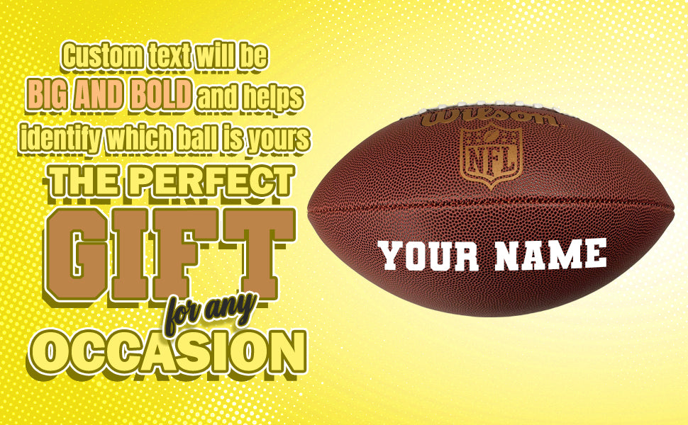 Customized Personalized Wilson NFL Ignition Football – Sports Customs