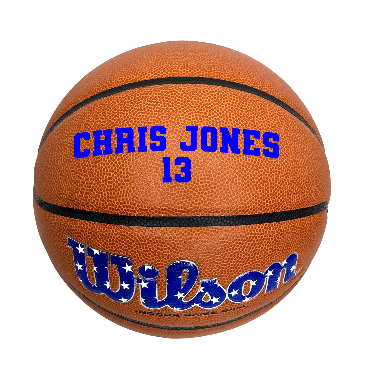 Customized Wilson USA Evolution Red White and Blue Basketball – Sports ...
