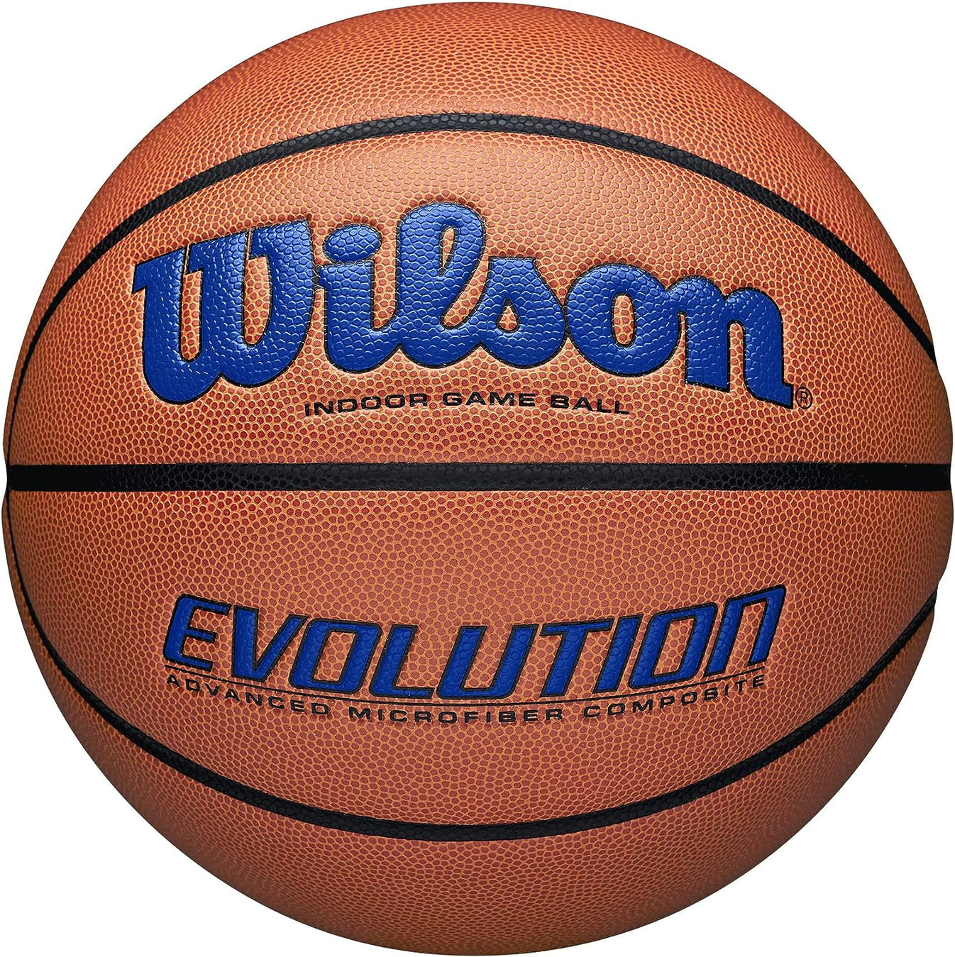 Customized Wilson Blue Evolution Basketball – Sports Customs