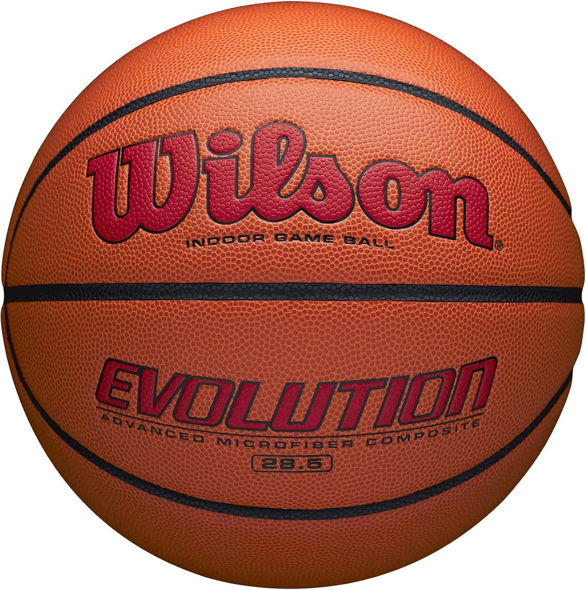 Customized Wilson Evolution Scarlet Red Basketball – Sports Customs