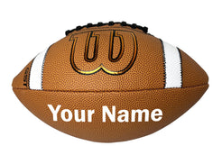 Customized Personalized Wilson GST Composite Football Official Size ...